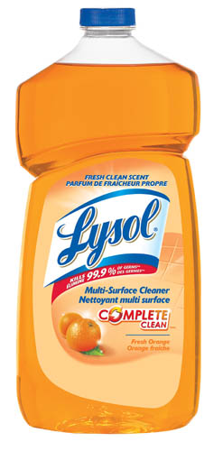 LYSOL® Multi-Surface Cleaner Complete Clean - Pourable - Orange ...