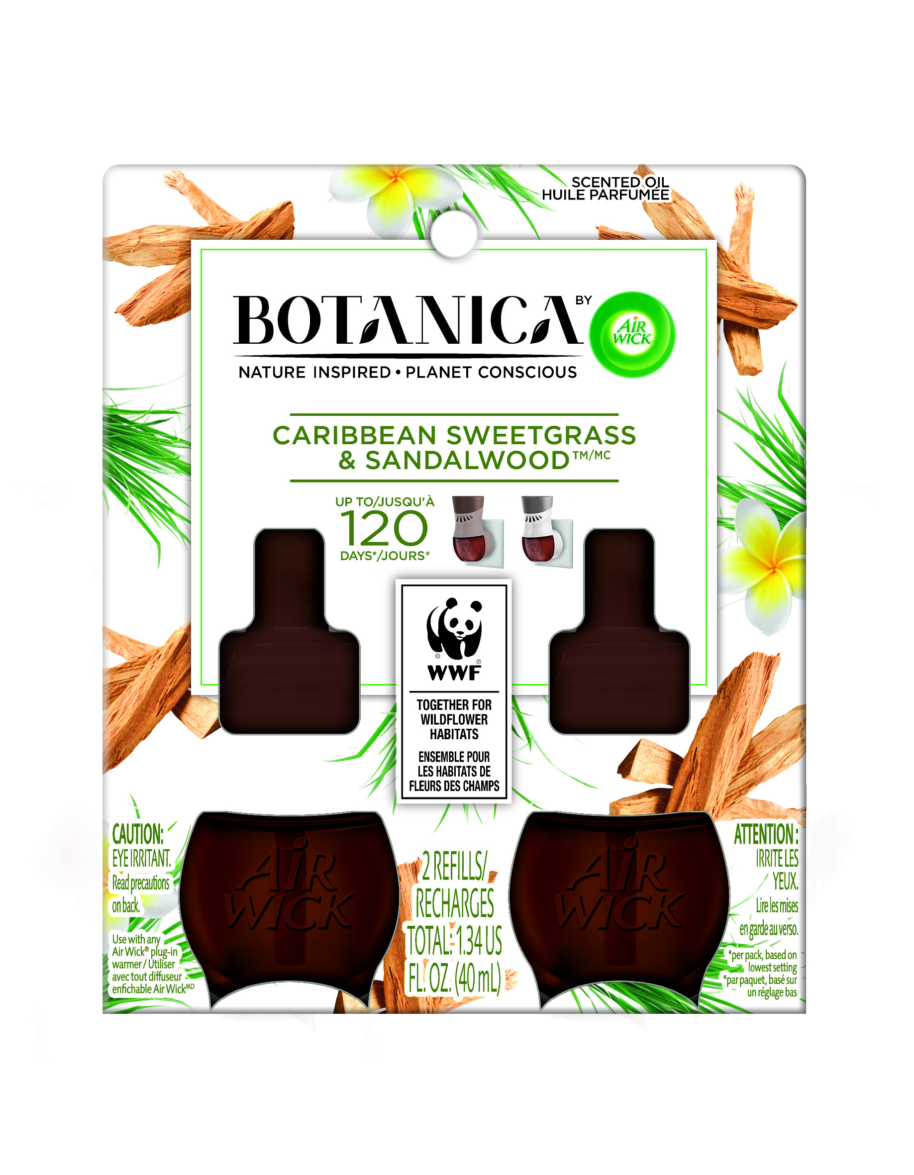 AIR WICK® Botanica Scented Oil - Caribbean Sweetgrass & Sandalwood