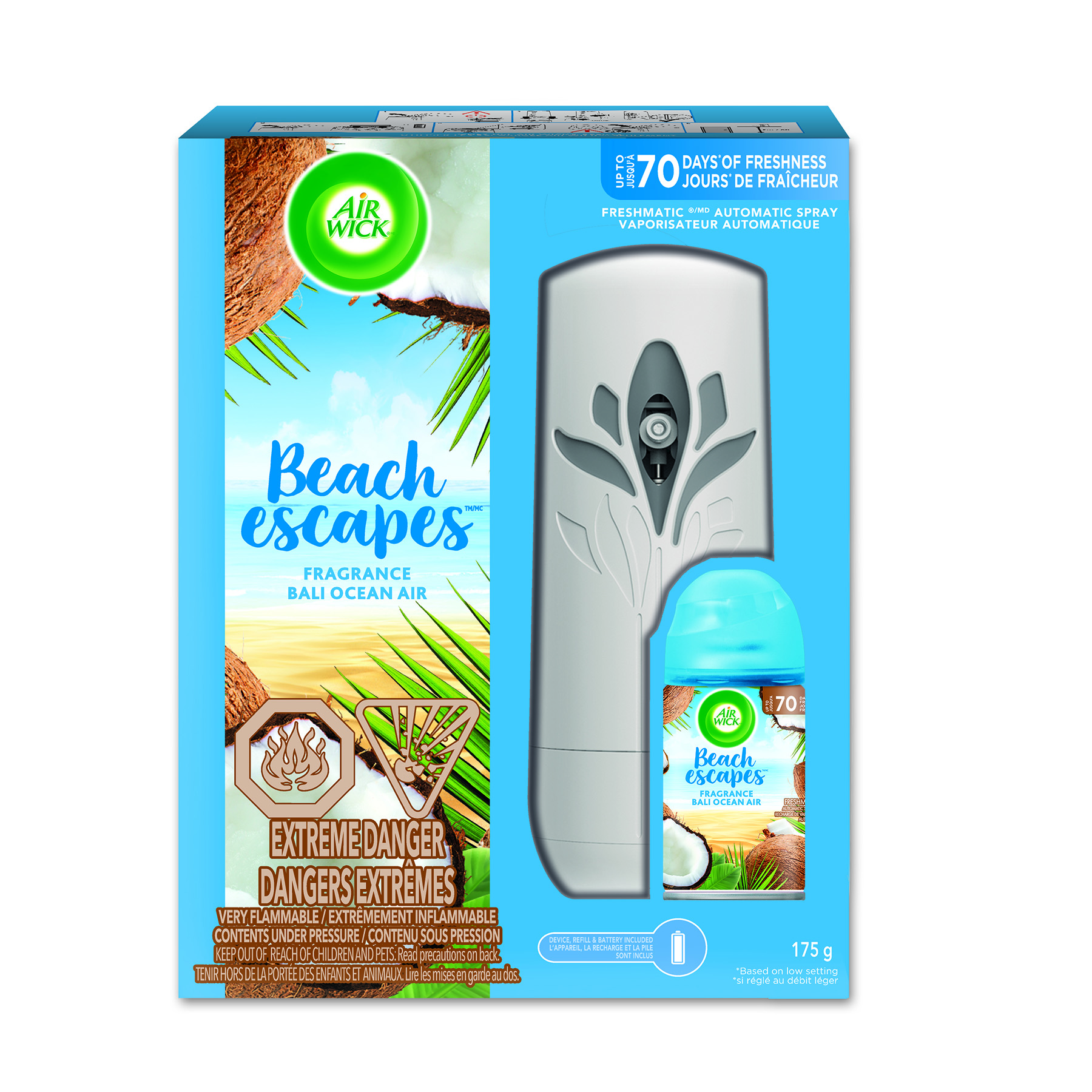 AIR WICK® FRESHMATIC® - Bali Ocean Air - Kit (Canada) (Discontinued)