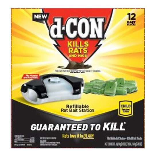 d-CON® Refillable Rat Bait Station